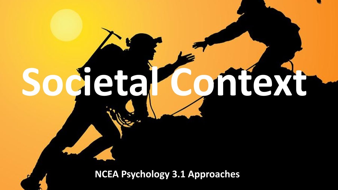 3.1 Societal contexts: what this means and how to address it. - YouTube