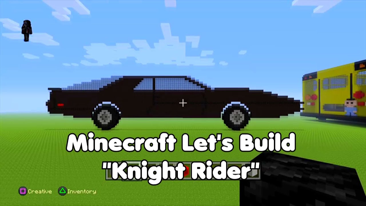 Minecraft Let's Build Knight Rider (Part 4) - YouTube