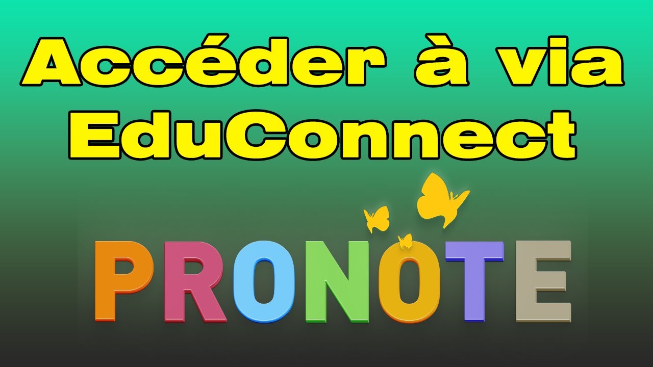 Comment accéder à Pronote via EduConnect - YouTube