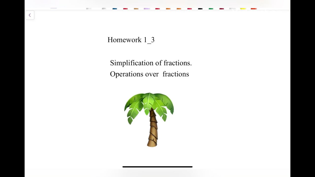MGF2107_K: Homework 1_3 : Simplify Fractions. Operations over Fractions ...
