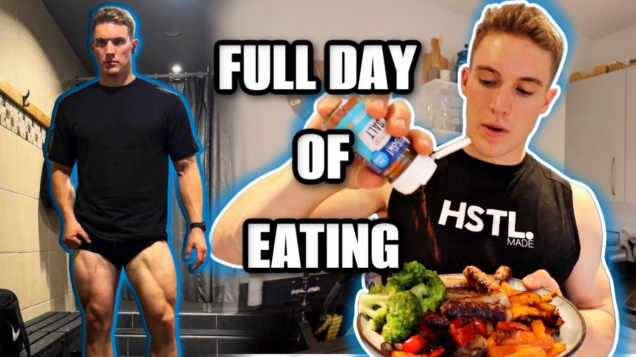 Full Day Of Eating | Leg Day + Running - Hybrid Training - YouTube