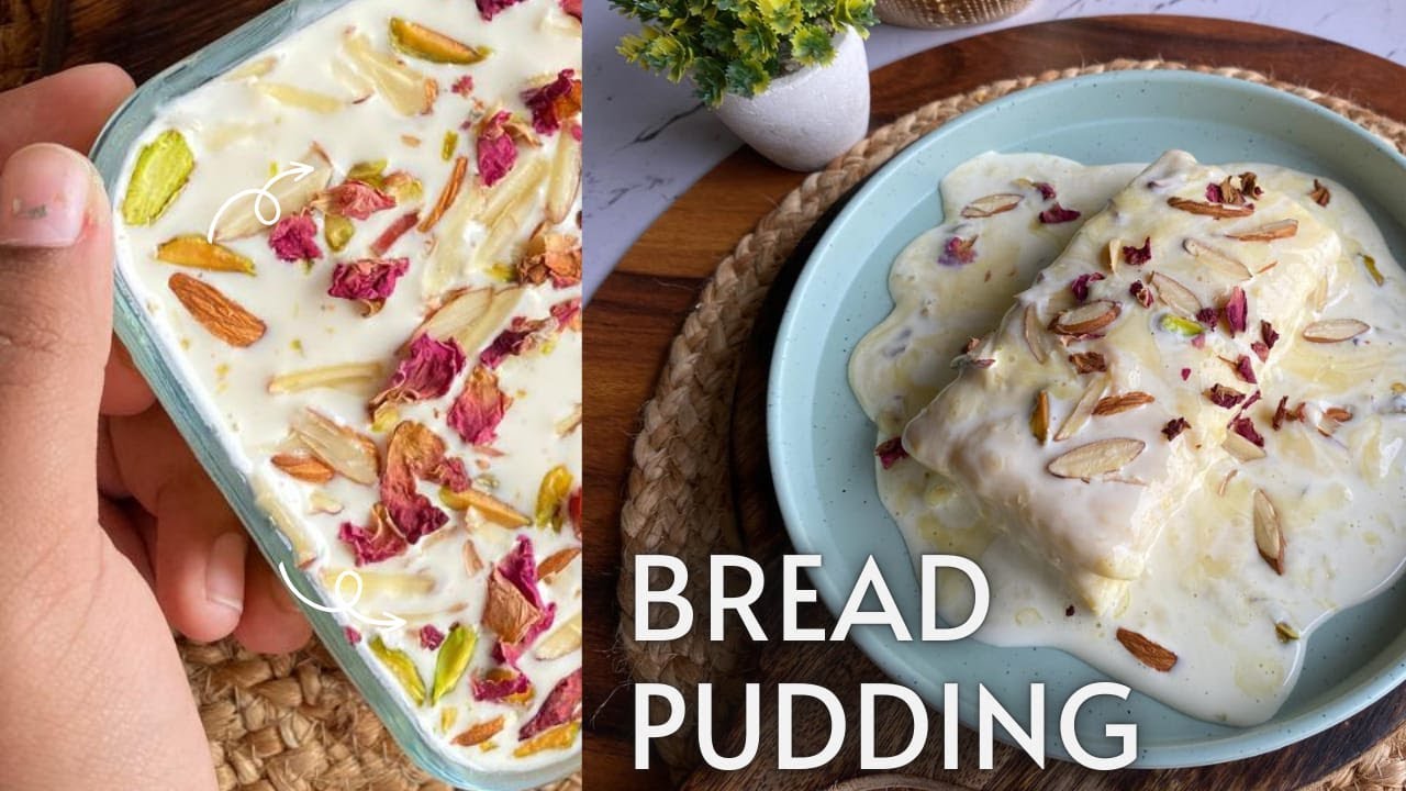 Arabic Bread Pudding 🍮 ब्रेड पुडिंग बनाये १५ मिनट में | Instant Bread Pudding | Quick Dessert ...