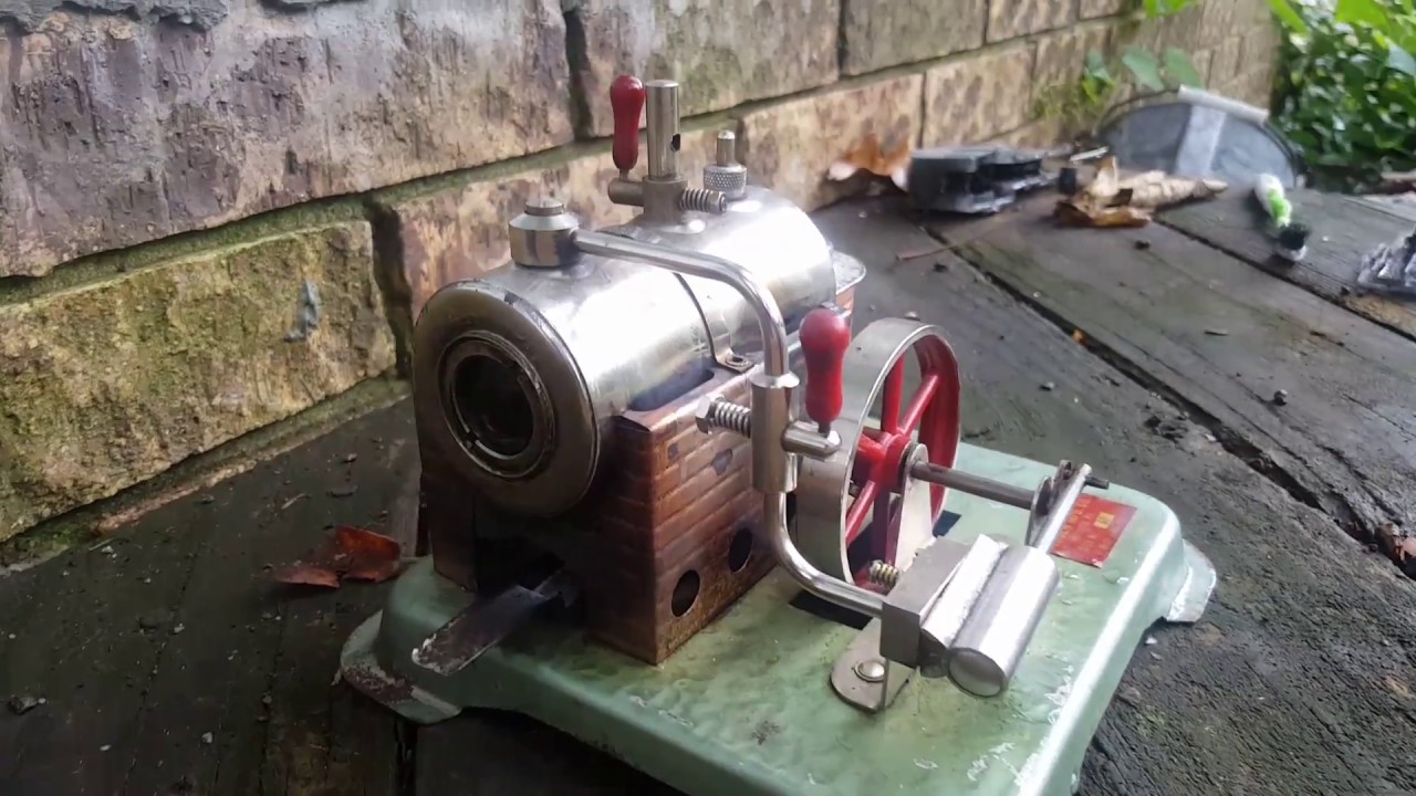 Jensen 60 model steam engine first test - YouTube