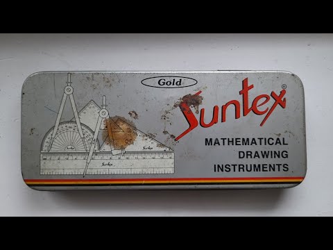 How to Renovate old Geometry box || Painting on geometry box ...