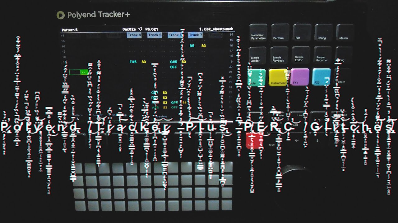 Polyend Tracker + PERC Glitch Experimenting - YouTube