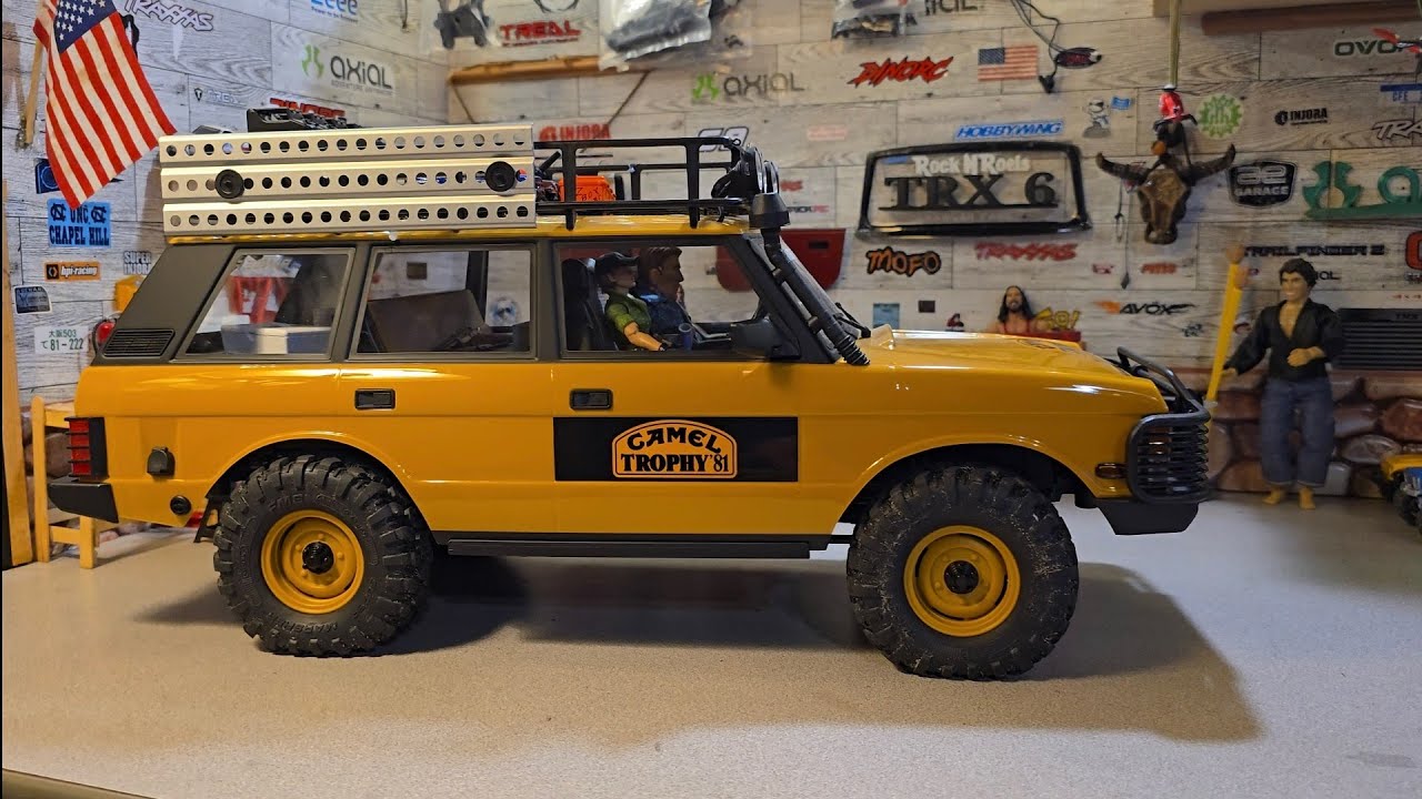 FCX10 RANGE ROVER CAMEL TROPHY Shock adjustment on awesome new cheap ...