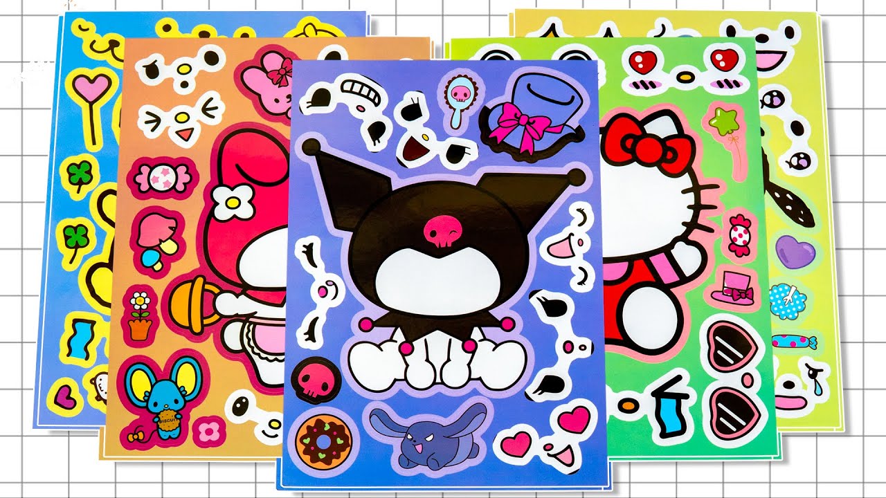 Incredibox Sprunki | Sticker ASMR KUROMI WITH LOVE SUS MOD Sticker Book ...