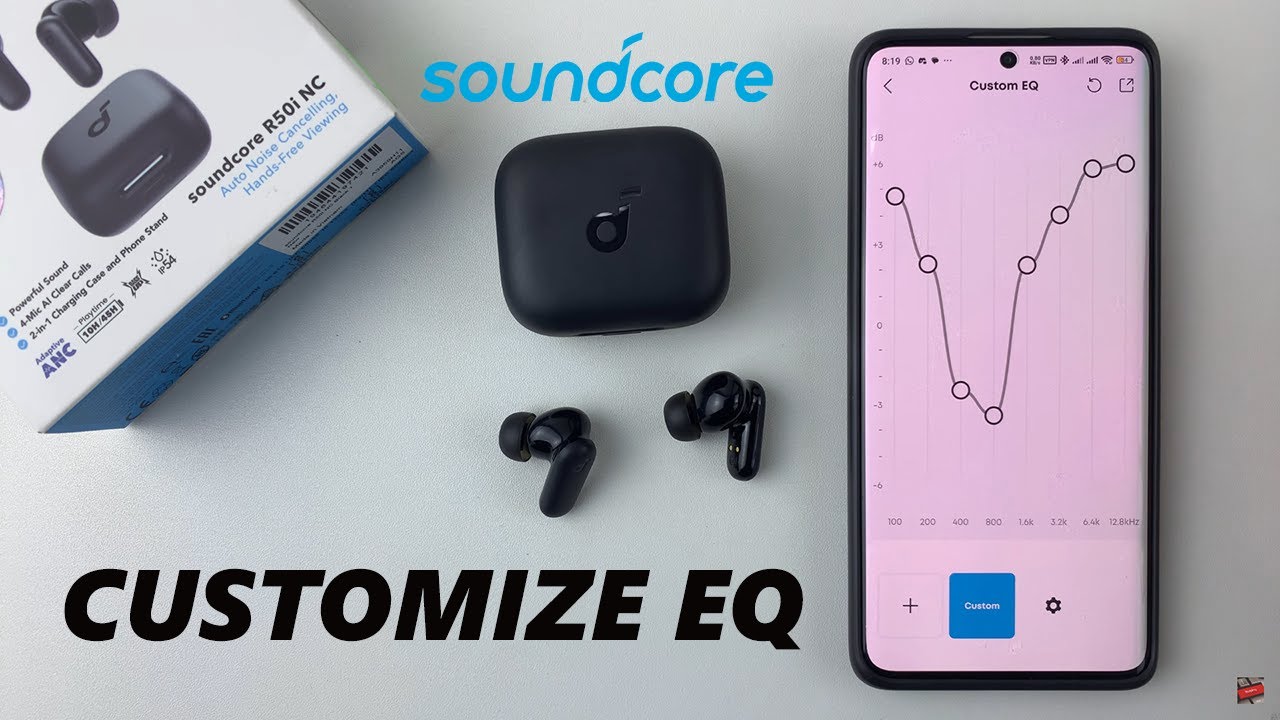 How To Create A Custom Equalizer On Soundcore R50i NC Earbuds - YouTube