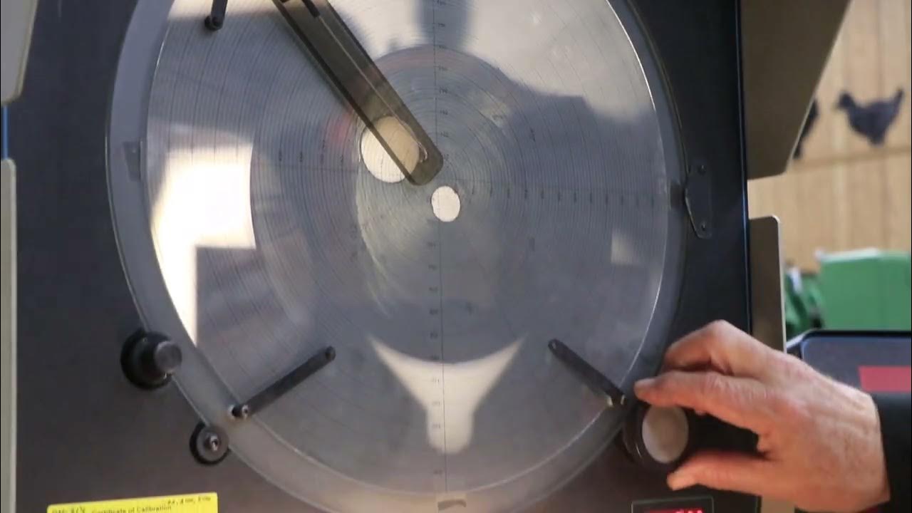 DELTRONIC OPTICAL COMPARATOR WITH MPC-5 DRO & EDGE DETECTION - YouTube