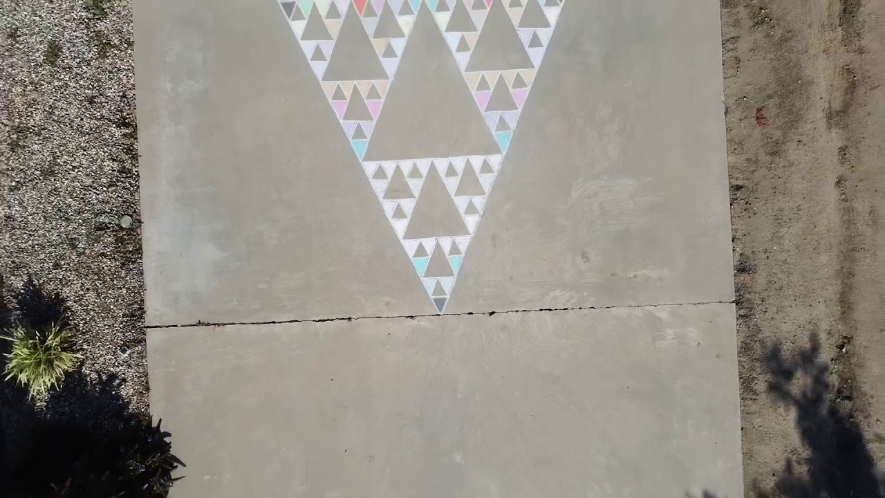 Triangle Congruence with Chalk Art - YouTube