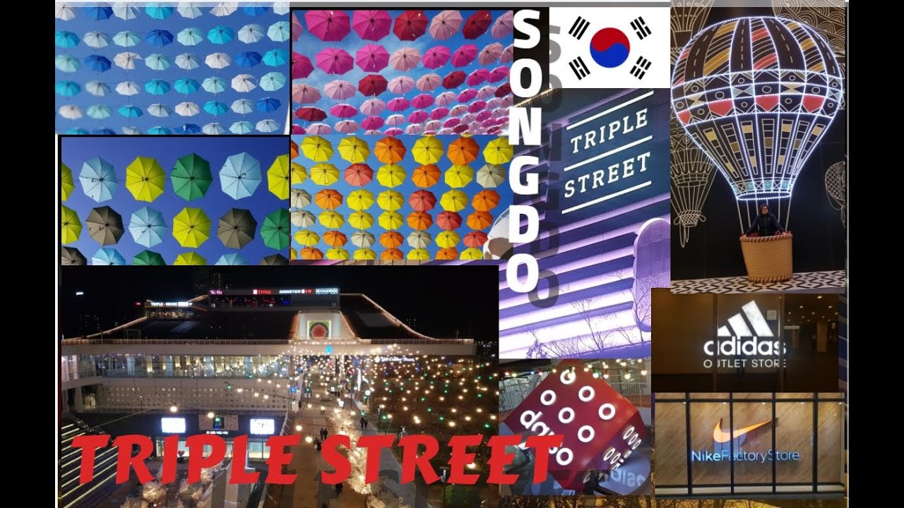 Complete Tour Guide: Triple Street Songdo /트리플 스트리트 송도 - YouTube