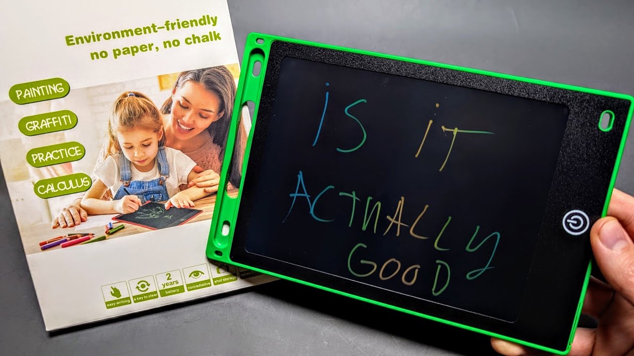 Is LCD Writing Tablet Good? Is It Actually Worth It? - YouTube