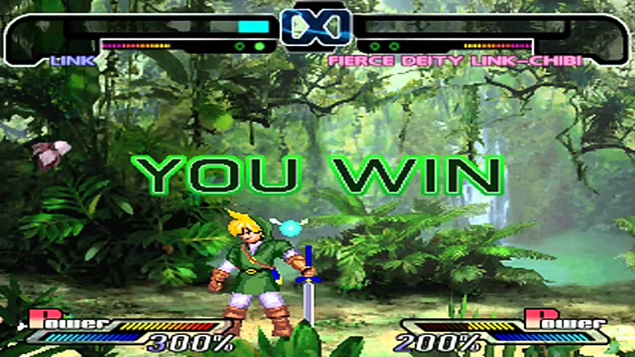 MUGEN: Link Vs. Fierce Deity Link - YouTube