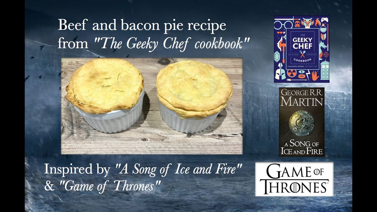 Beef & bacon pie recipe from "The Geeky Chef" cookbook | Cooking - YouTube