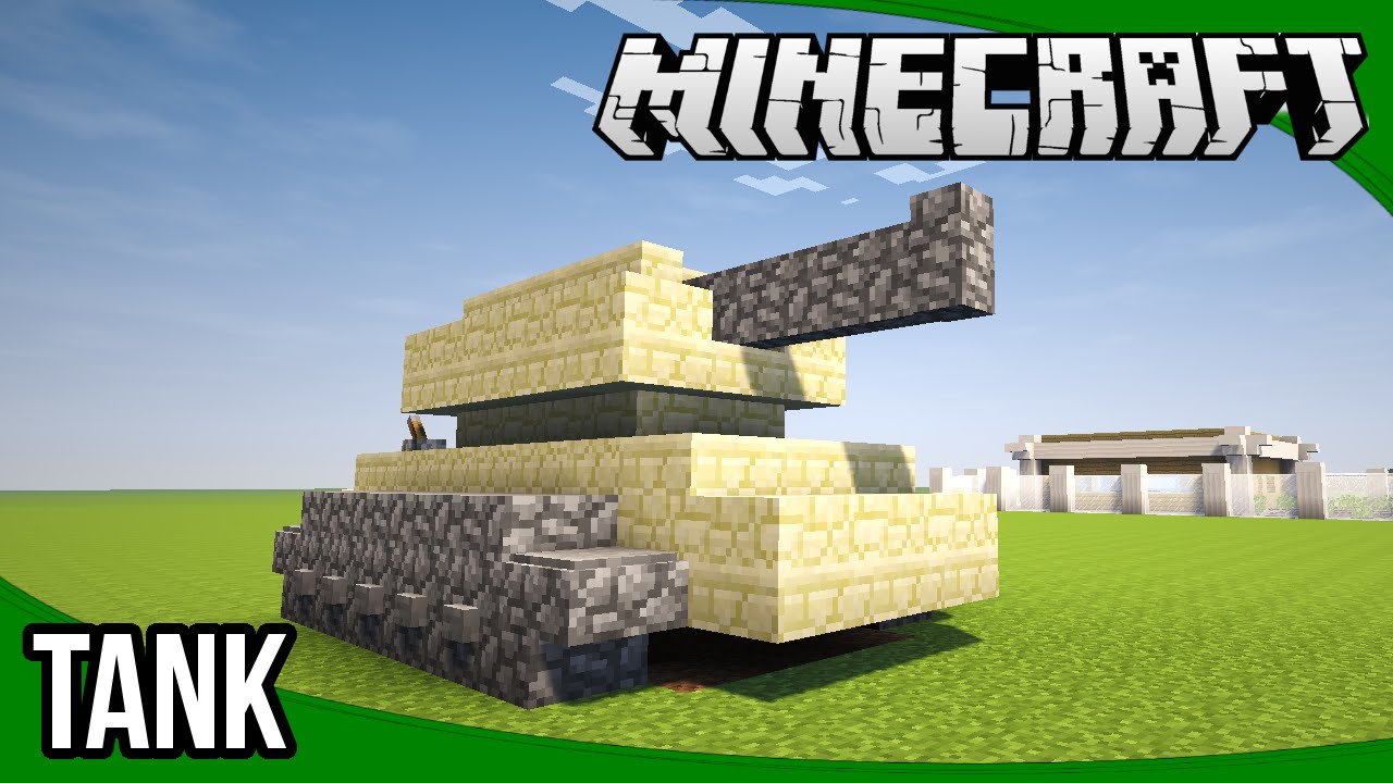 Minecraft Vehicle Tutorial: Tank - YouTube