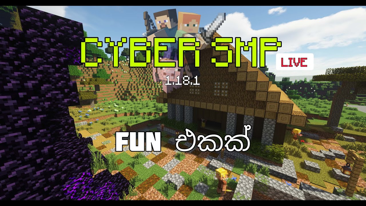 Minecraft Chill Live - CYBER SMP - YouTube