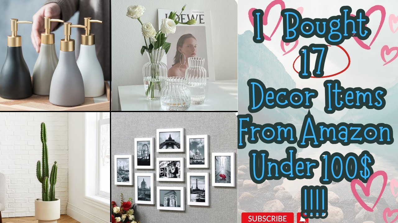17 Amazon Home Decor Items Just Under $100 !!! - YouTube