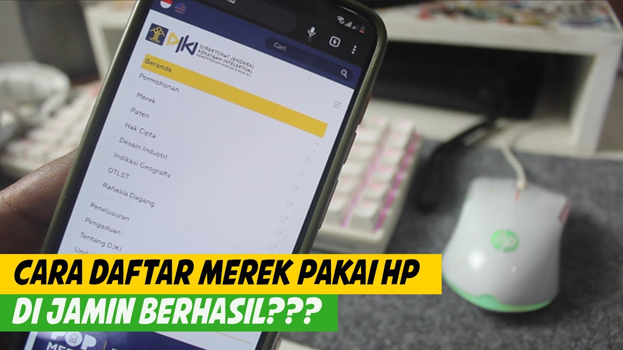 TUTORIAL 2023! DAFTAR MEREK PAKE HP HANDPHONE! WEB DJKI TIDAK SUPPORT ...