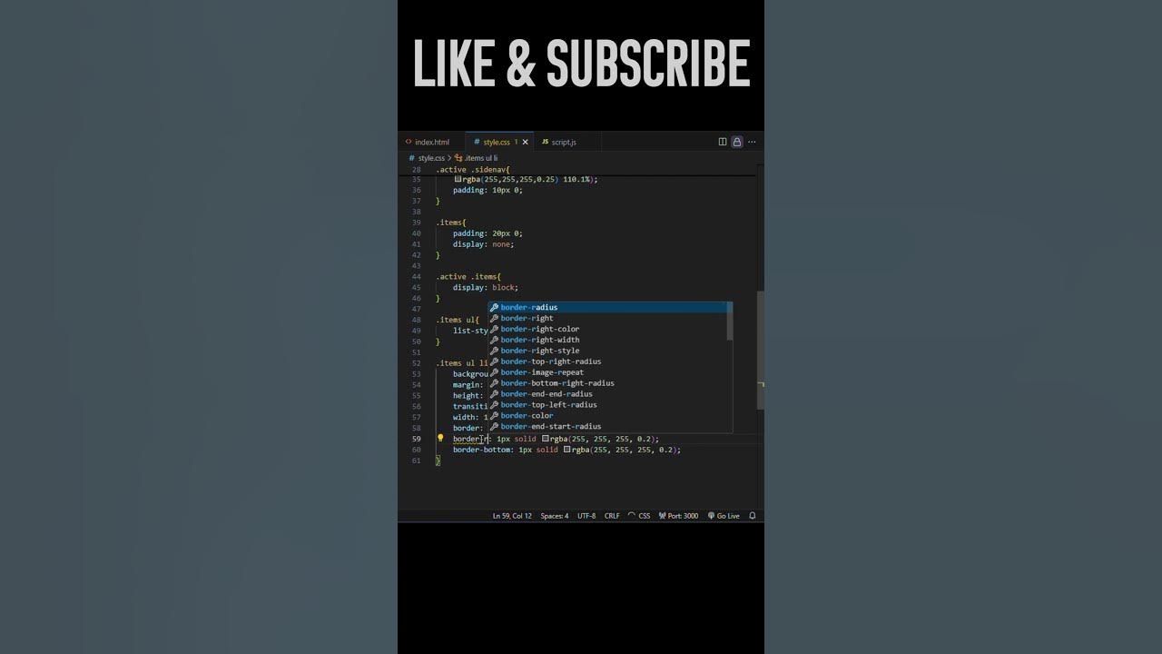 Glassmorphism Side Navbar using HTML and CSS #html #css #animation #cssanimation #viralreels # ...