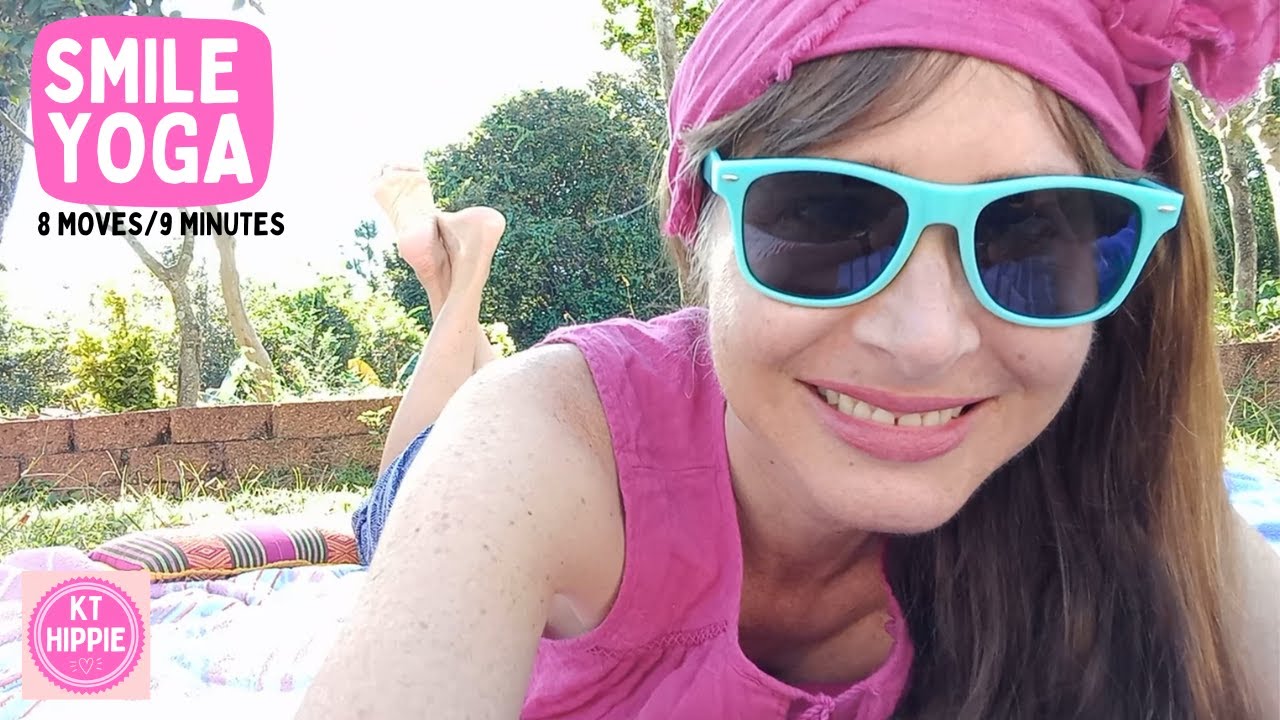 SMILE HAPPY YOGA - 8 EASY MOVES/9 MIN (Beginner) - YouTube