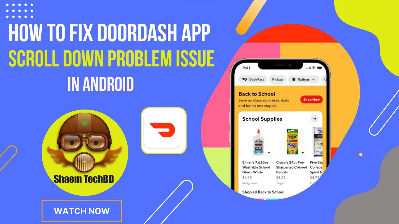 How to Fix DoorDash App Scroll Down Problem Issue in Android After New ...