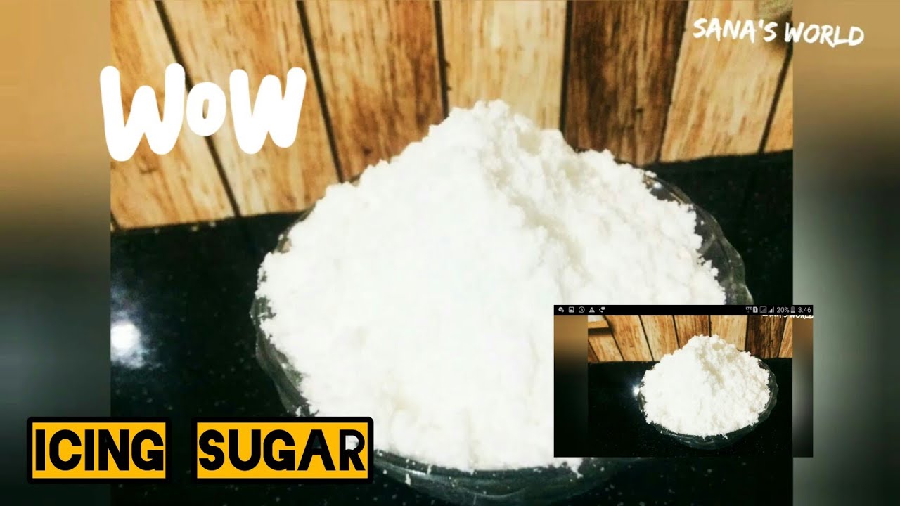 ||How to make homed icing sugar||👍 - YouTube
