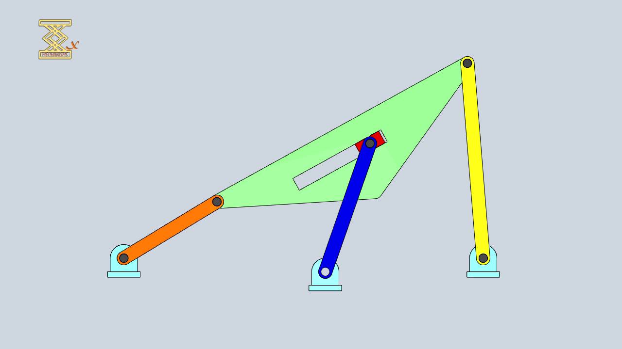 Bar Single-Slider Mechanism - YouTube