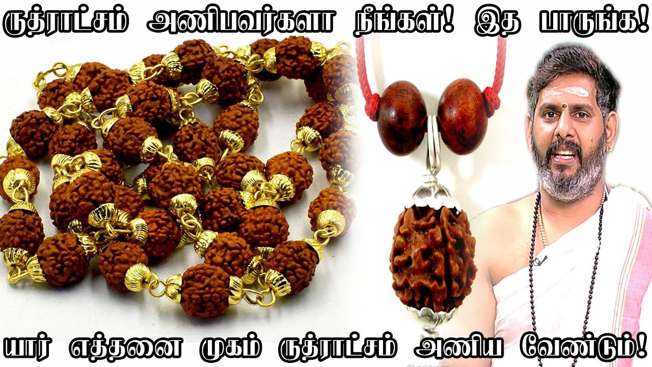 யார் எத்தனை முகம் ருத்ராட்சம் அணிய வேண்டும் ? பலன் என்ன ? Ruthratcham ...