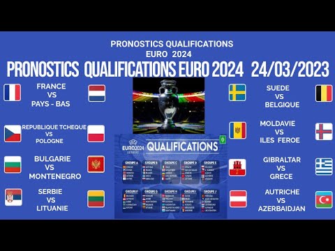 pronostic foot EURO 2024 : les meilleurs pronostics QUALIFICATIONS ...