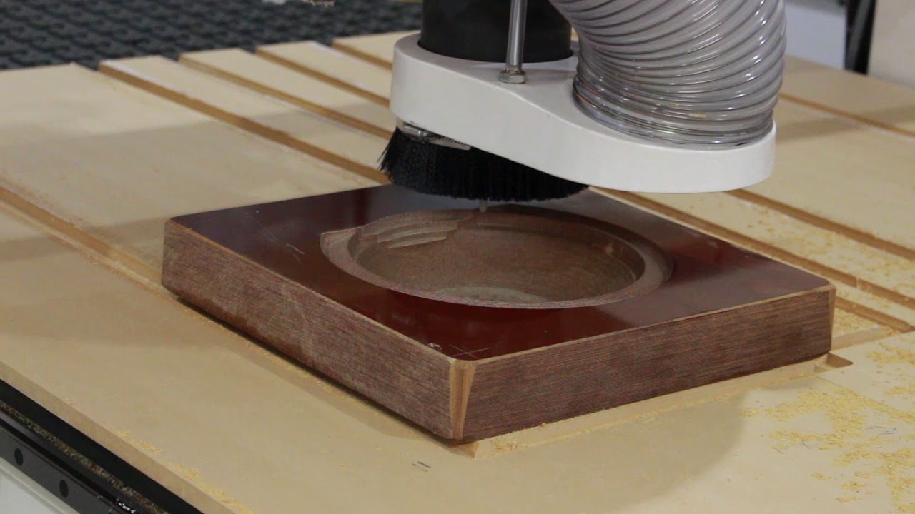 Freedom Machine Patriot CNC cutting Canvas phenolic - YouTube