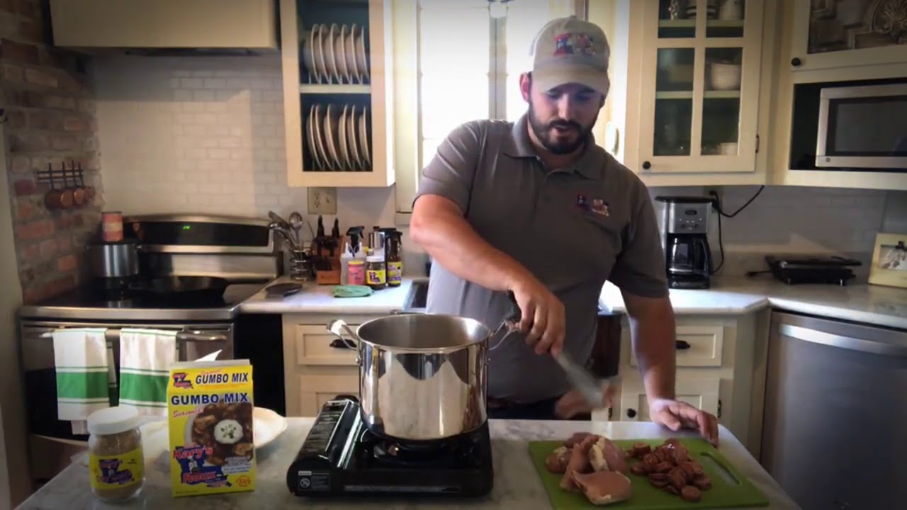 Kary's Roux Gumbo Mix - YouTube