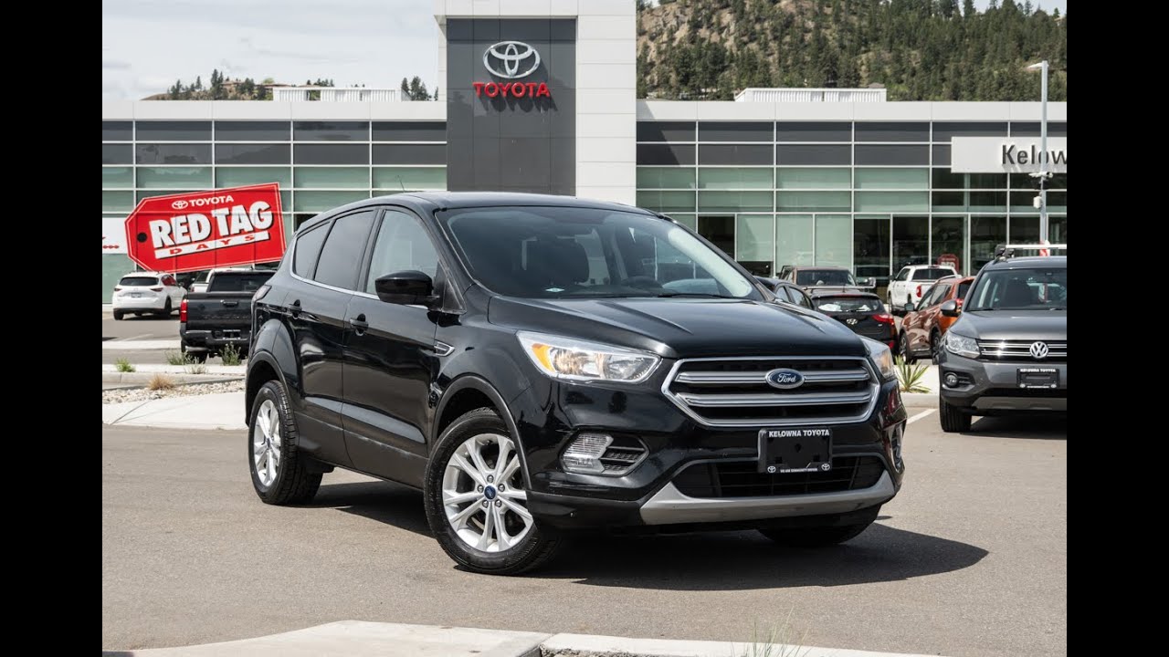 Black 2017 Ford Escape SE Walkaround - Kelowna Toyota - YouTube