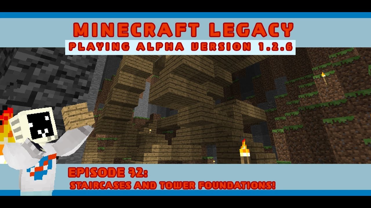 Minecraft Legacy - Episode 32: Staircases and Tower Foundations! - YouTube