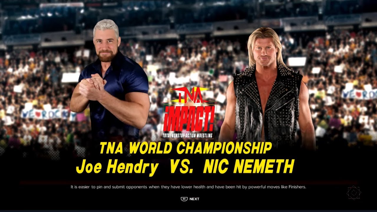 TNA Bound for Glory 2024 Nic Nemeth vs Joe Hendry for the TNA World ...