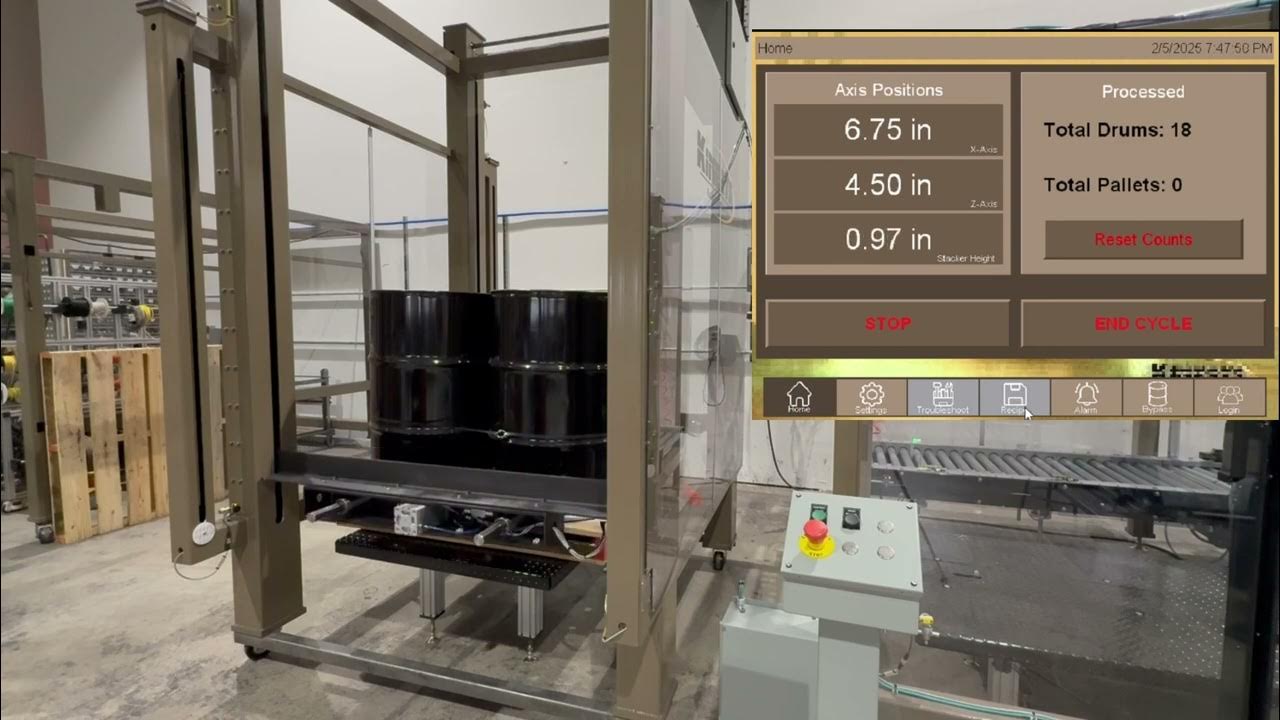 Stacker Errors and End Cycle - YouTube