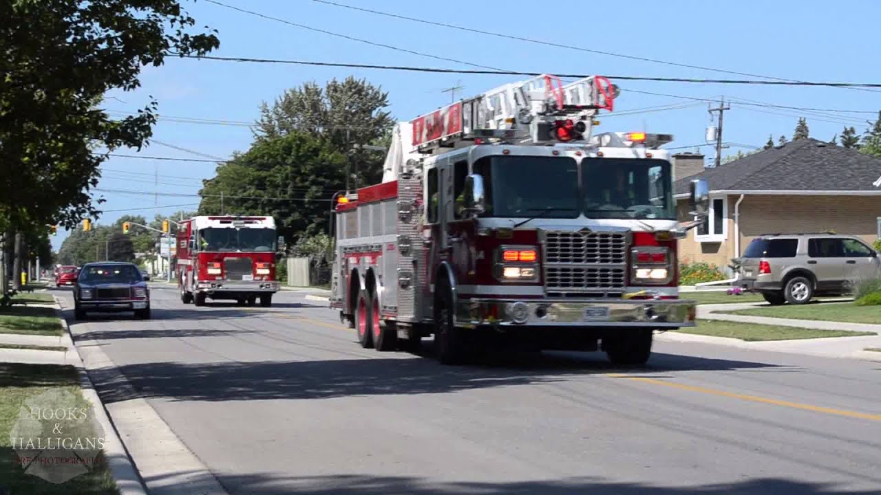 Sarnia Fire - L4, R1, C3 Responding - YouTube