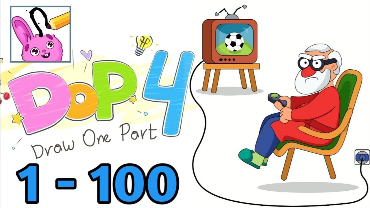 DOP 4: Draw One Part Game levels 1-100 - YouTube
