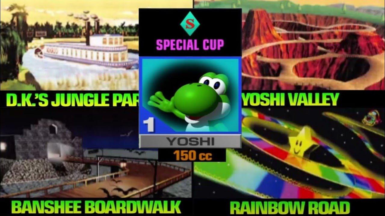 Yoshi | Special Cup | Mario Kart 64 | 150cc - YouTube