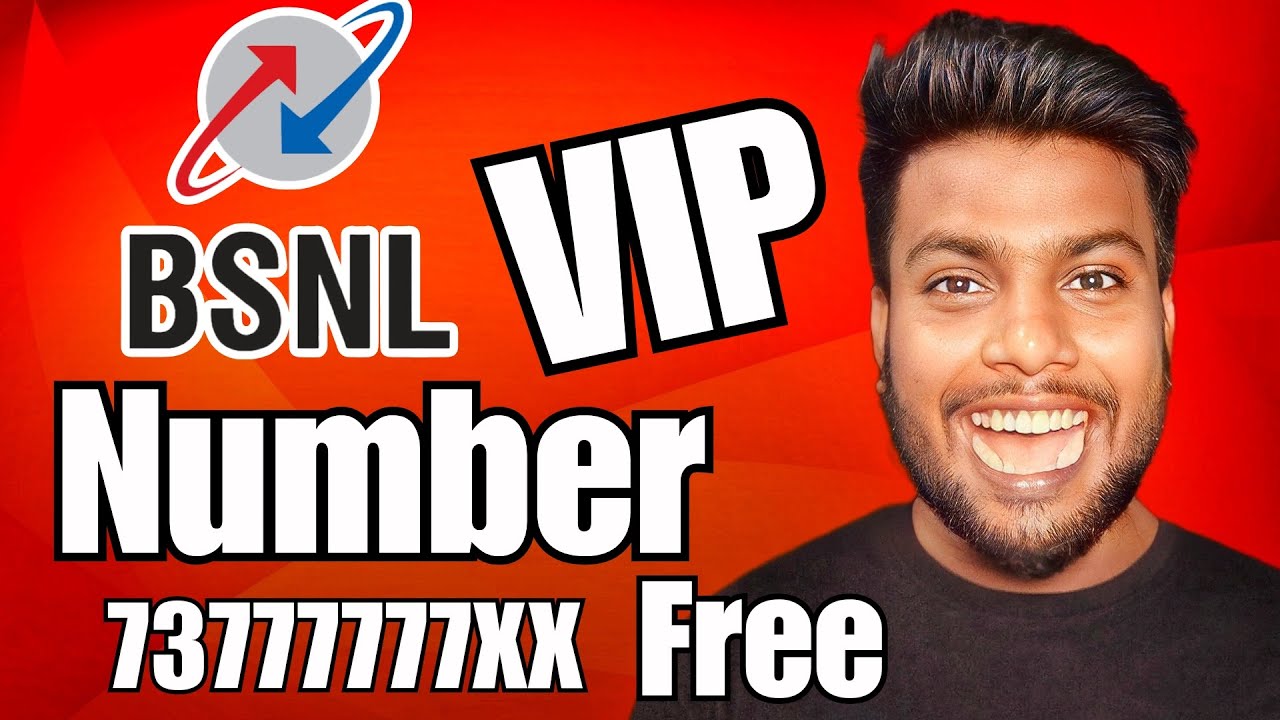 BSNL: Pick Your Perfect Number | Why VIP number for free? BSNL: Your ...