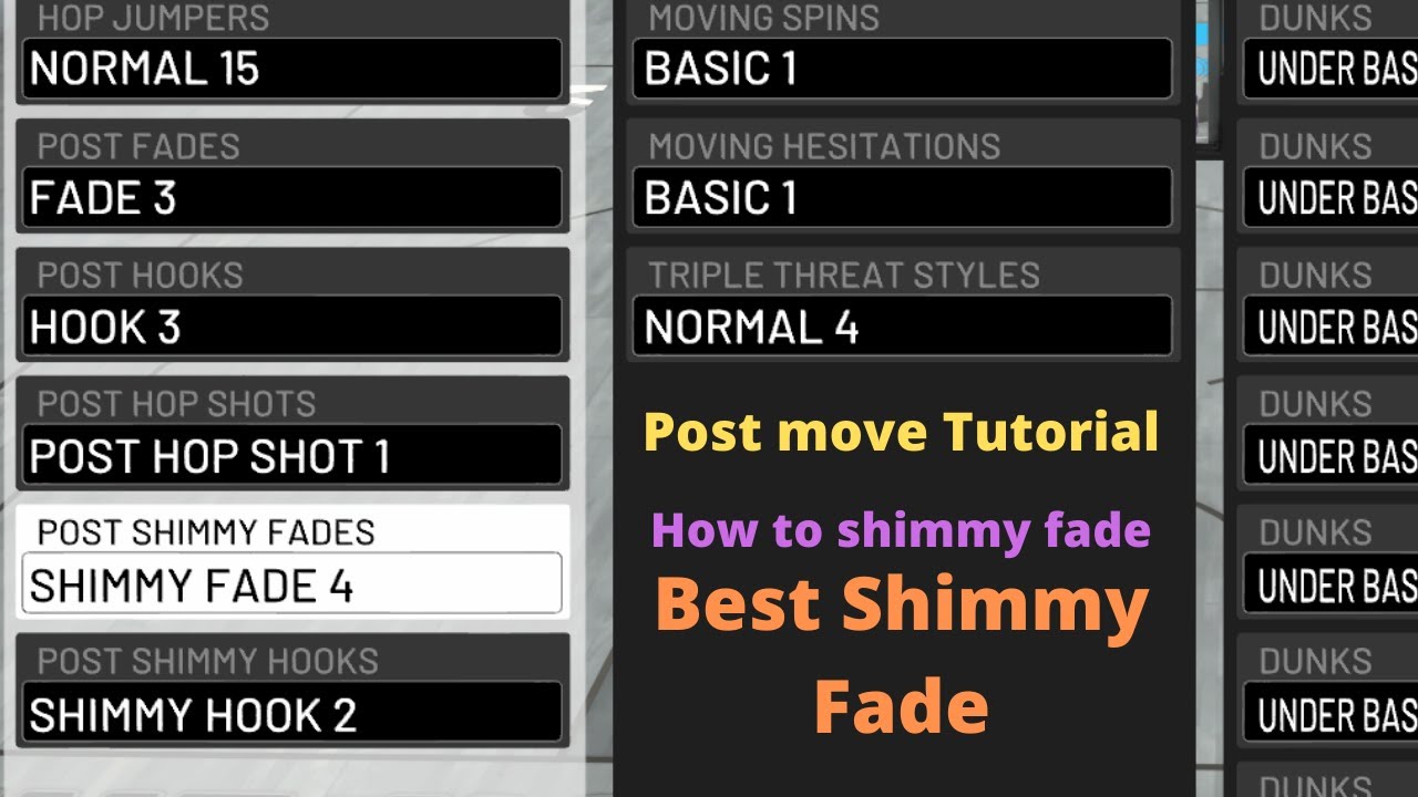 HOW to MASTER the SHIMMY FADE on NBA 2K20 - YouTube