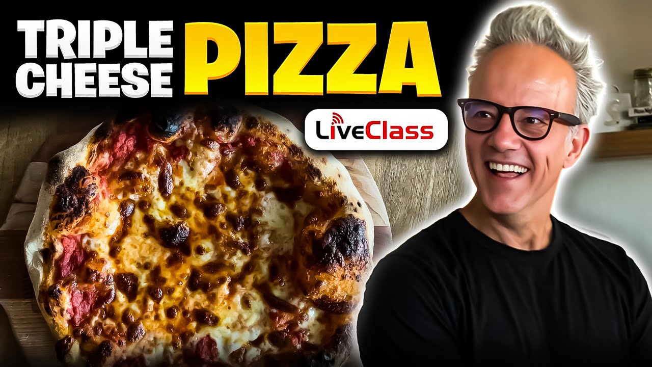 Triple Cheese Pizza Recipe | Ultimate Homemade Delight - YouTube