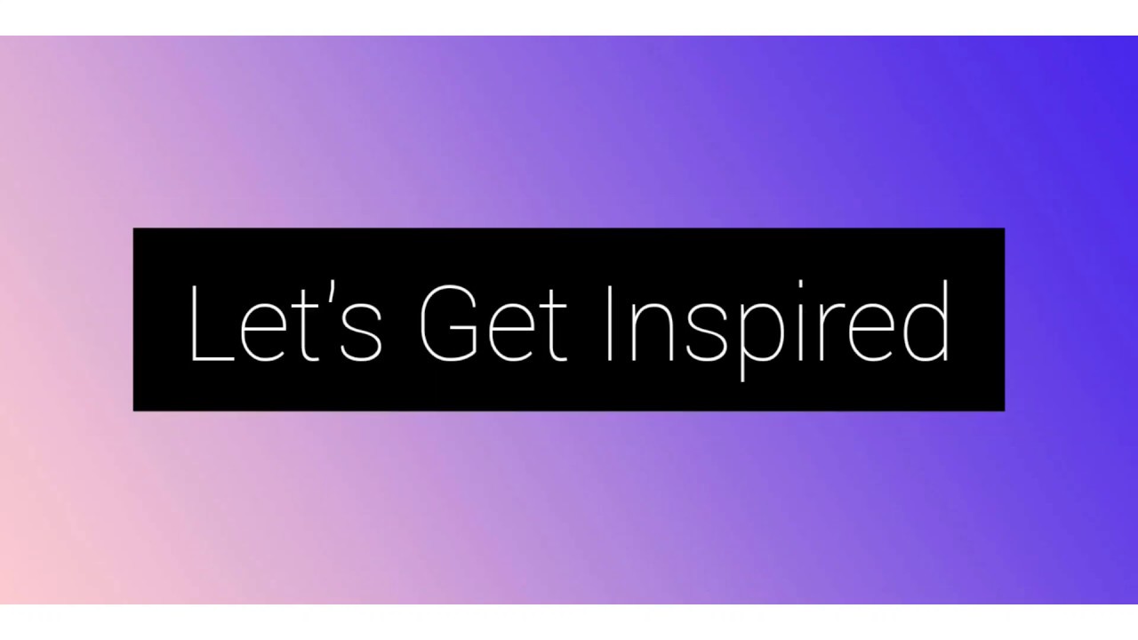 Get Inspired | Support Support Support 💪 | - YouTube