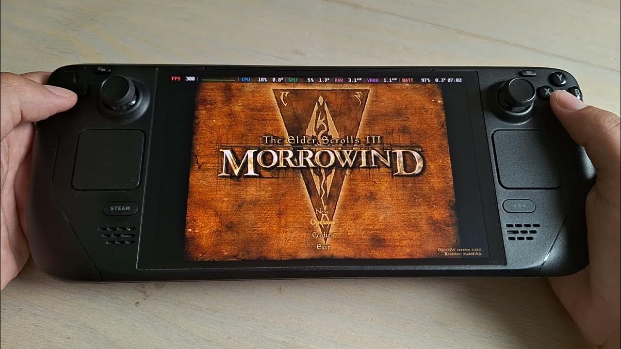 Steam Deck OLED / How to Use Mods for The Elder Scrolls III: Morrowind with OpenMW - YouTube
