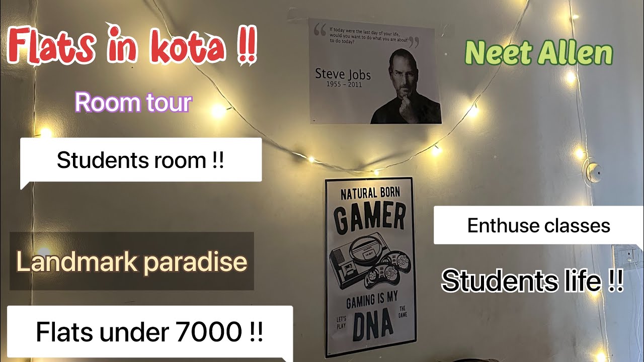 Flats in kota | Landmark Paradise Room Tour ️ #kota #allen #study # ...