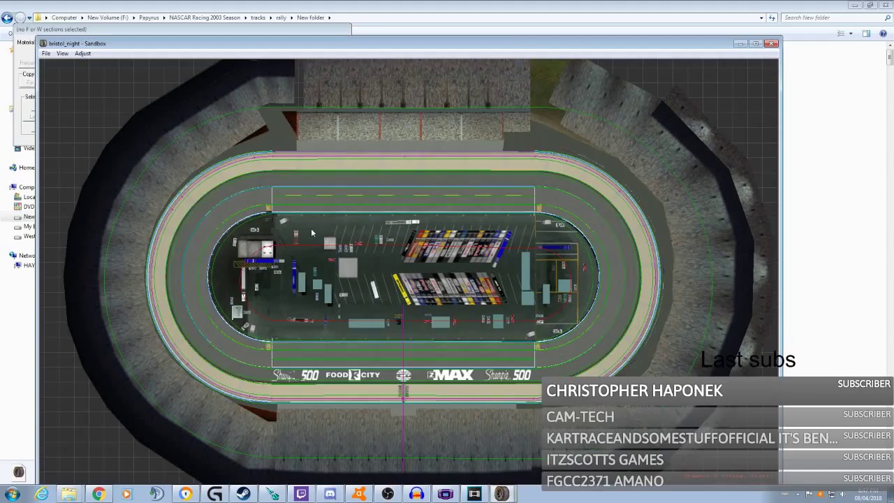 Building a rally track in NR2003 and sub hangout - YouTube