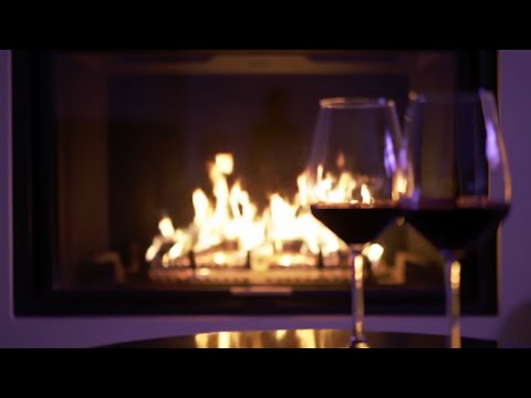 Aşk için Romantik Müzik Night❤formans Crackling şömine ve aşk müzik yapımı 2 saat, şarap ve chi...
