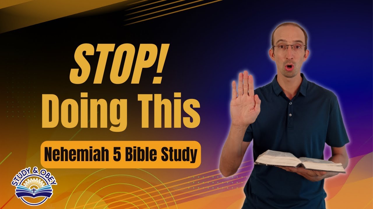 Nehemiah 5 Bible Study - You Are Doing WHAT To Your Neighbor? - YouTube
