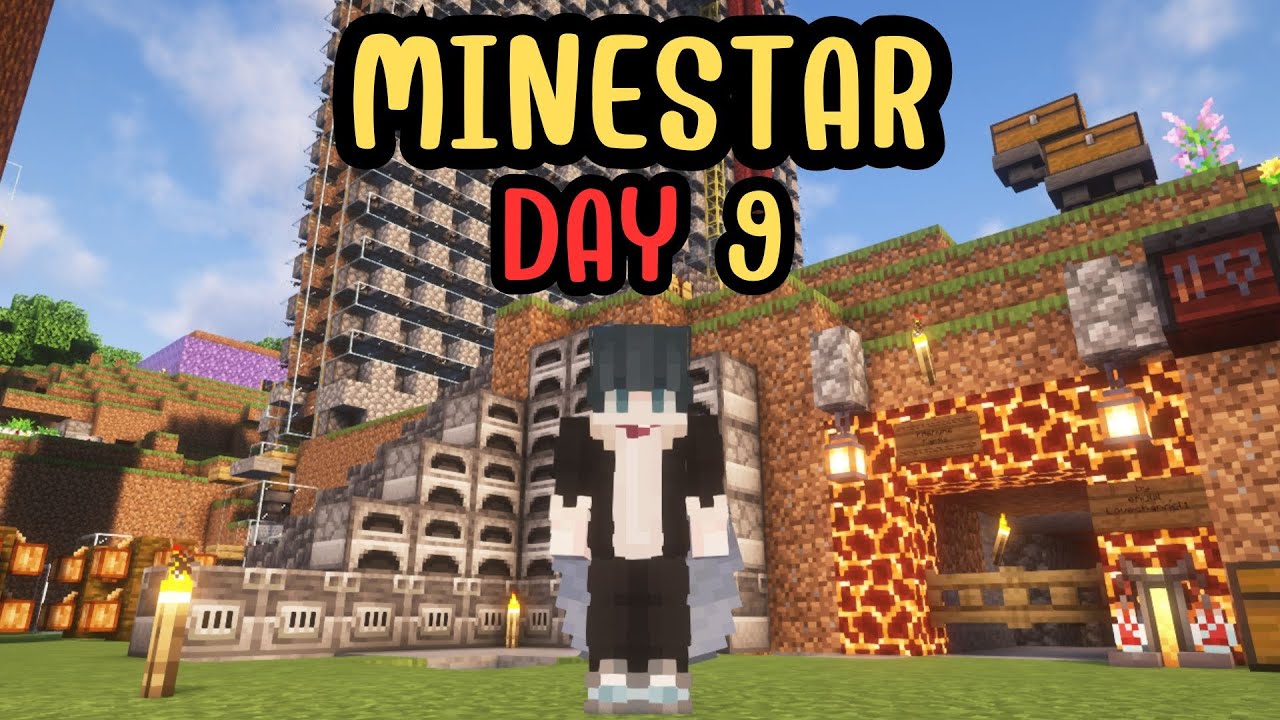LIVE : Minecraft Server Minestar วันที่ 9 ฟามฟักทองเสร็จแล้ว ทำอะไรดี!!! - YouTube