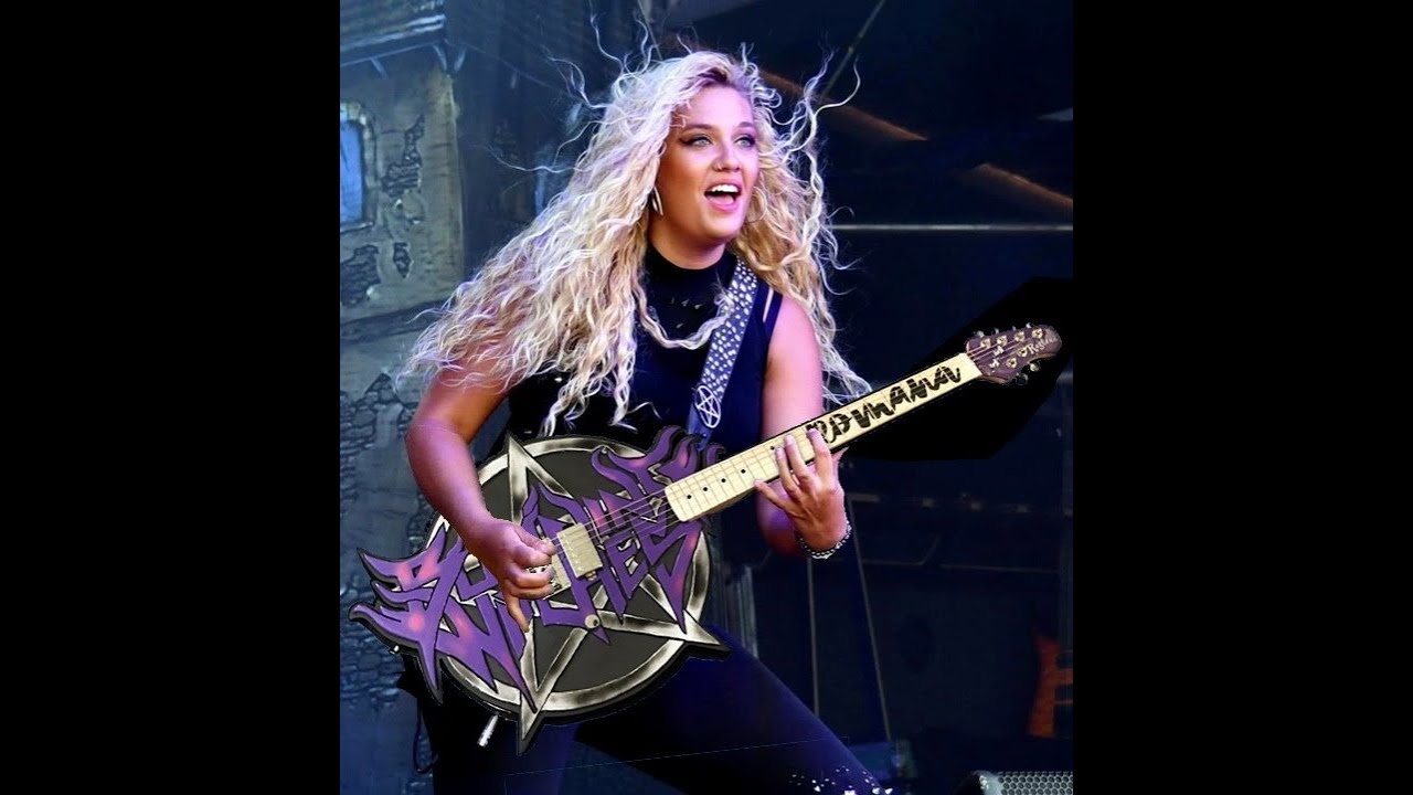 How I Created a "Burning Witches" Logo Shaped Electric Guitar Using ...