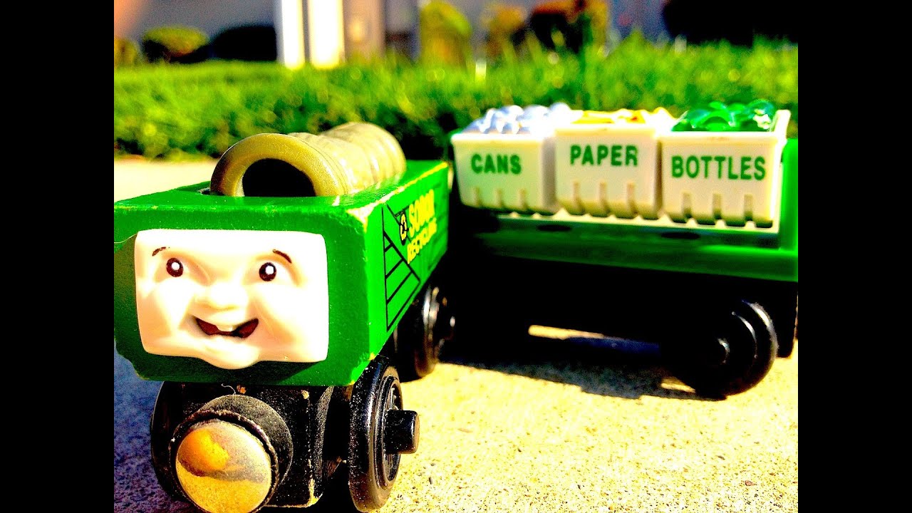 Toys & Games Activity Thomas & Friends Wooden Railway Recycling Cars